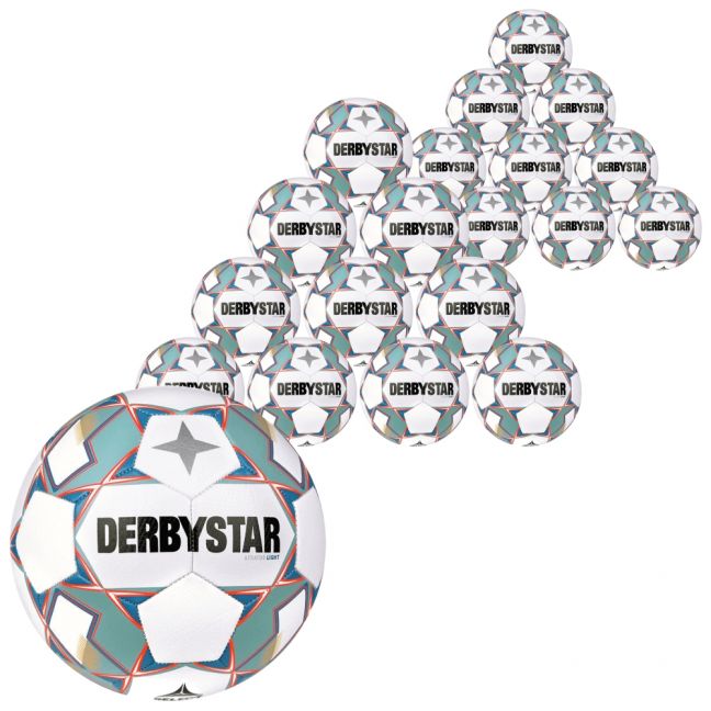 Derbystar 20er Jugend Ballpaket Stratos Light V23 Fußball Größe